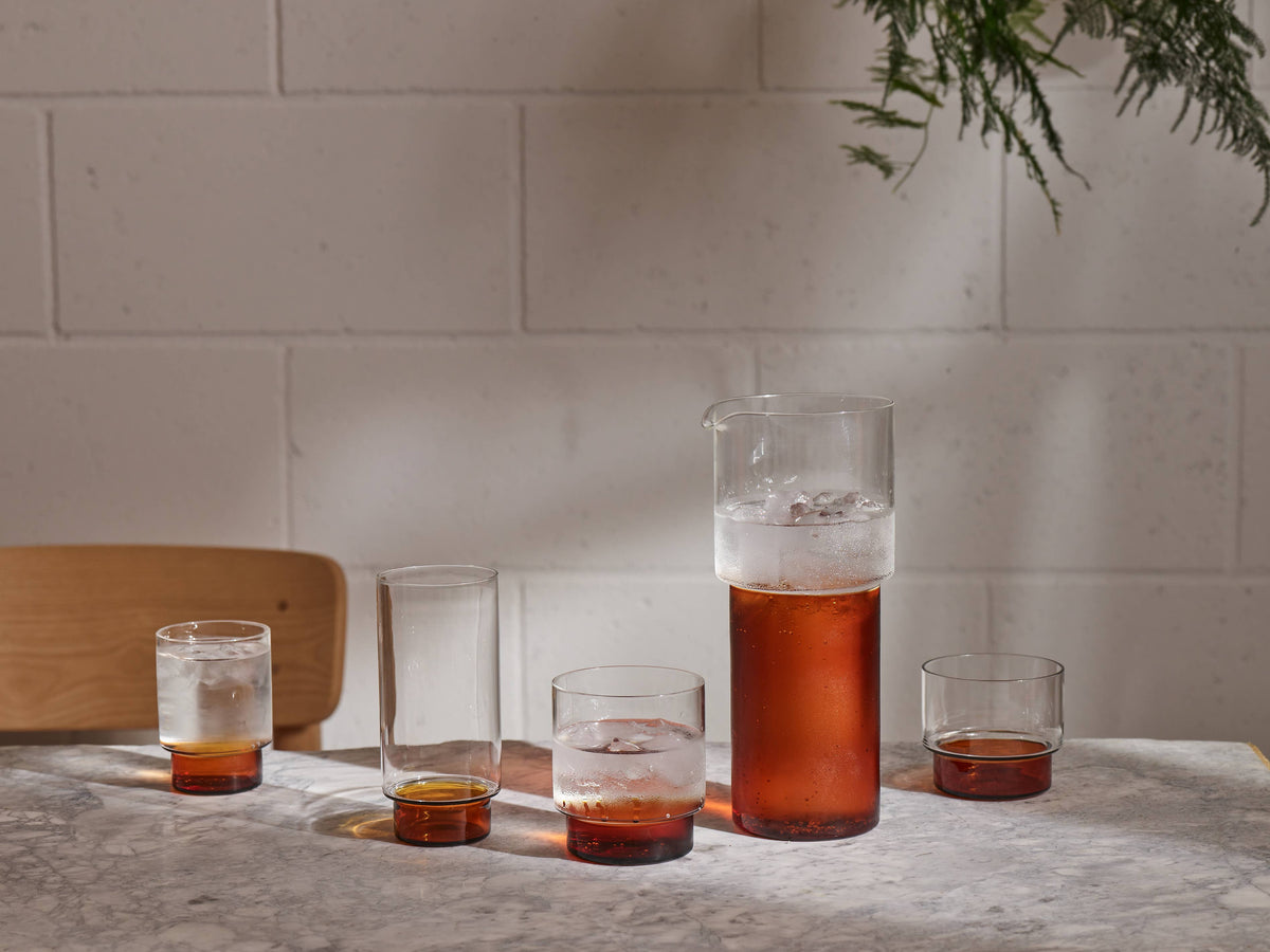 RYE Jug / Carafe / Pitcher / DARK AMBER, Aaron Probyn, 1300ml – Hackney Essentials