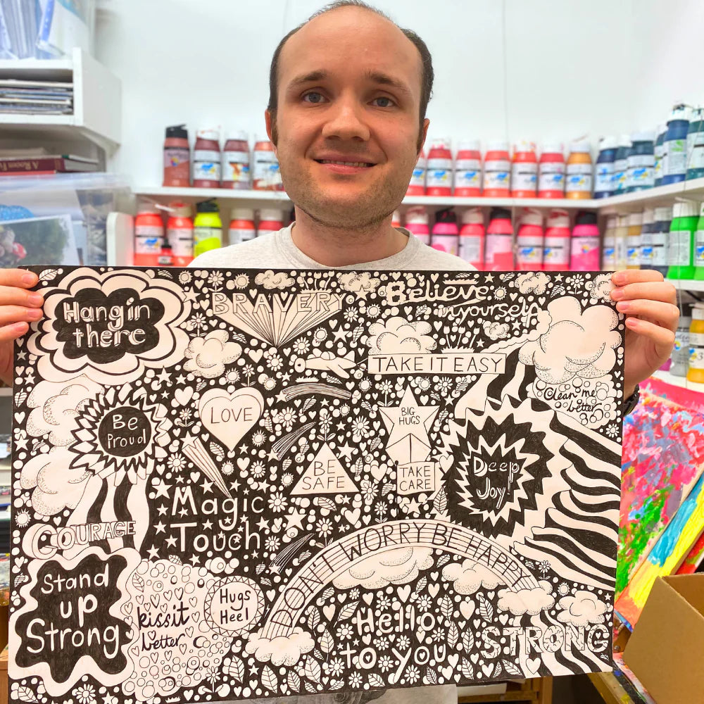 Joy Sized: Be Happy, Salted Caramel Milk Chocolate & Pistachio Crumb, – Hackney Essentials