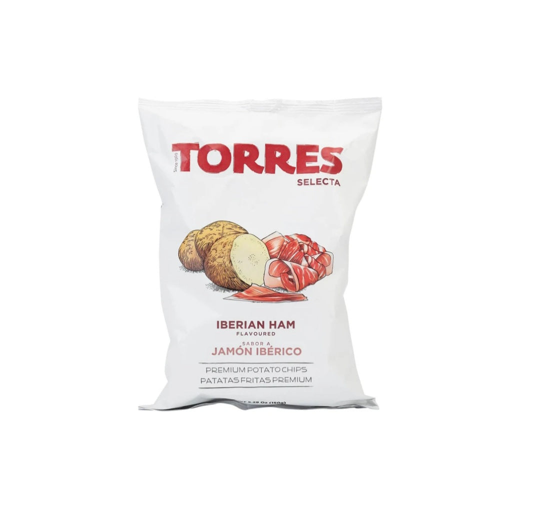 Jamon Iberico Potato Crisps, Torres, 125g – Hackney Essentials