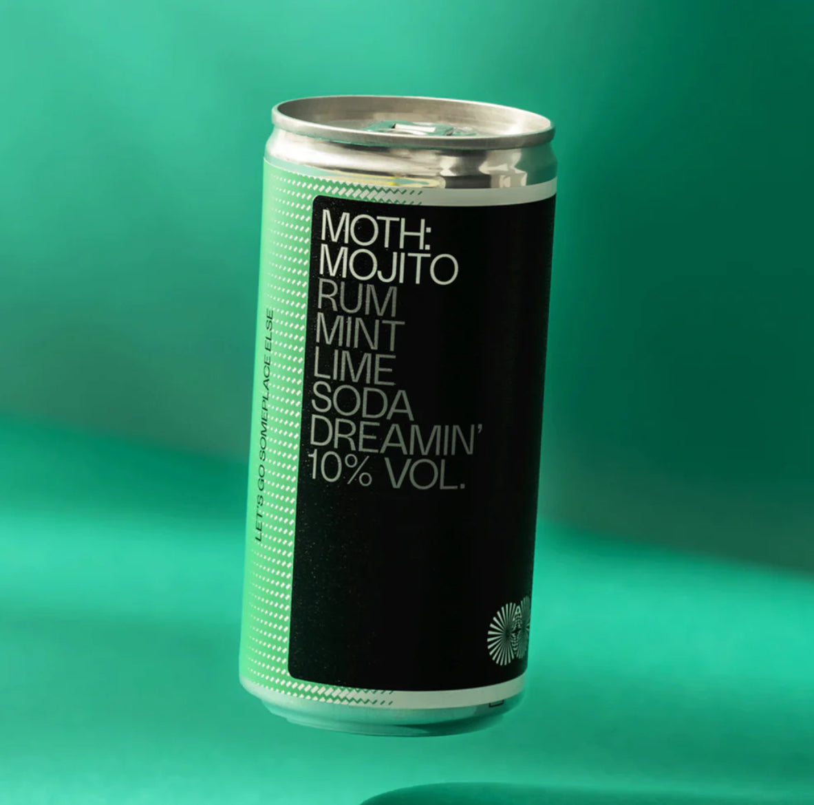 Mojito: Rum, mint, lime, soda 10%, Moth, 200ml – Hackney Essentials